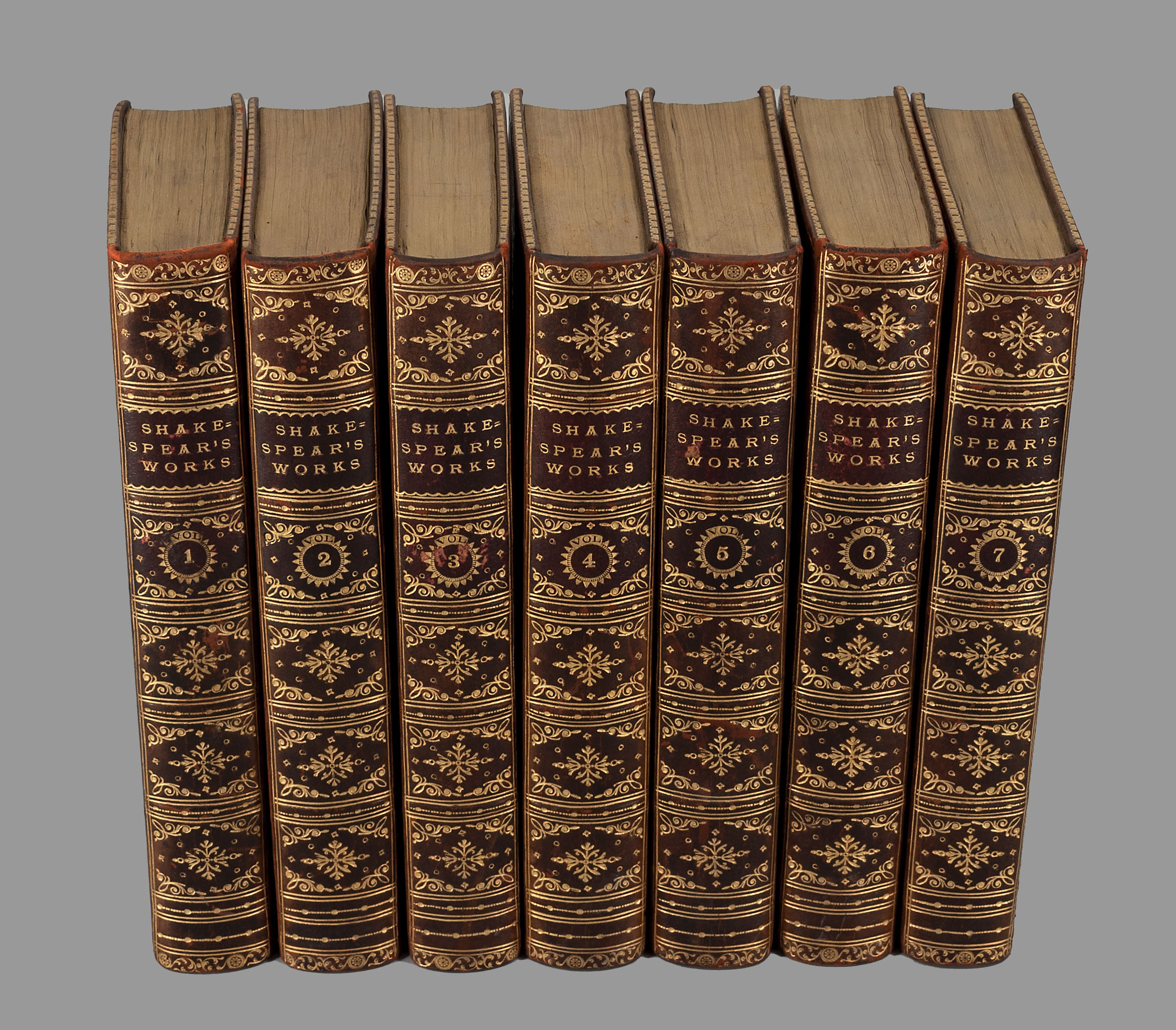 Rare 1709 Shakespeare in seven volumes – Cedar Tree Antiques