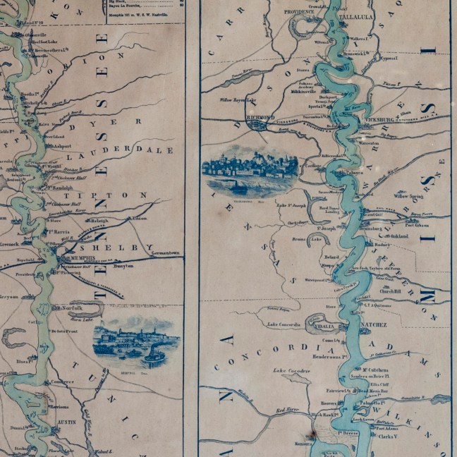 Scarce Civil War Map – Cedar Tree Antiques